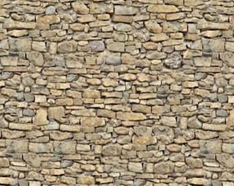 Stonework Wallpaper - Etsy