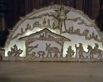 CHRISTMAS CRIB Pop up Card - Etsy