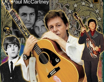 Beatles Rooftop Concert: Paul Mccartney 24x36 Inch Rolled Wall Poster ...