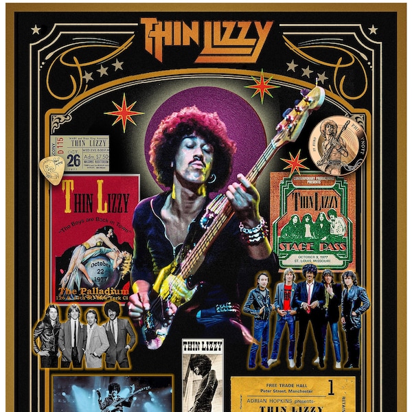Thin Lizzy Poster - Etsy