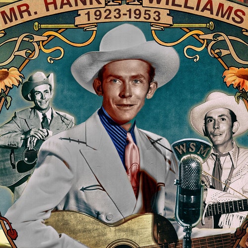 Hank Williams Sr Poster. Grand Ole Opry. Ryman Auditorium. - Etsy