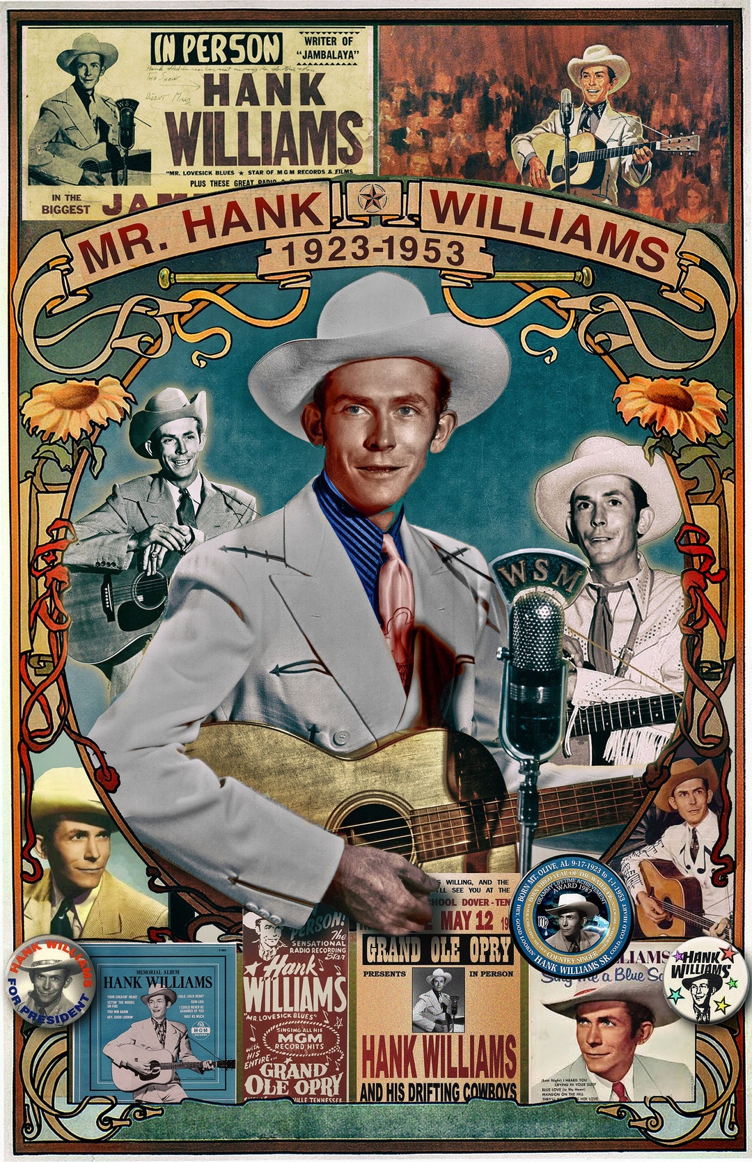 Hank Williams - Etsy