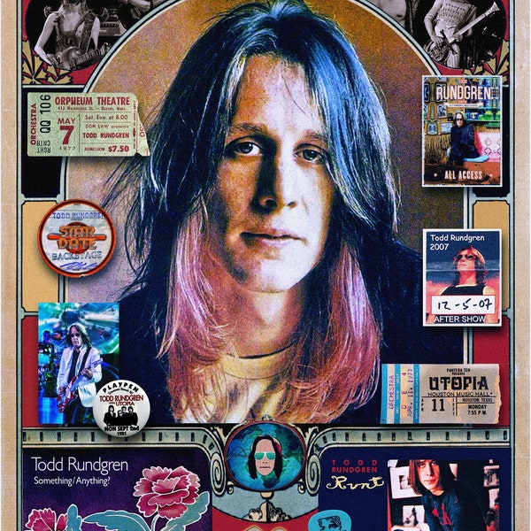Todd Rundgren Poster - Etsy