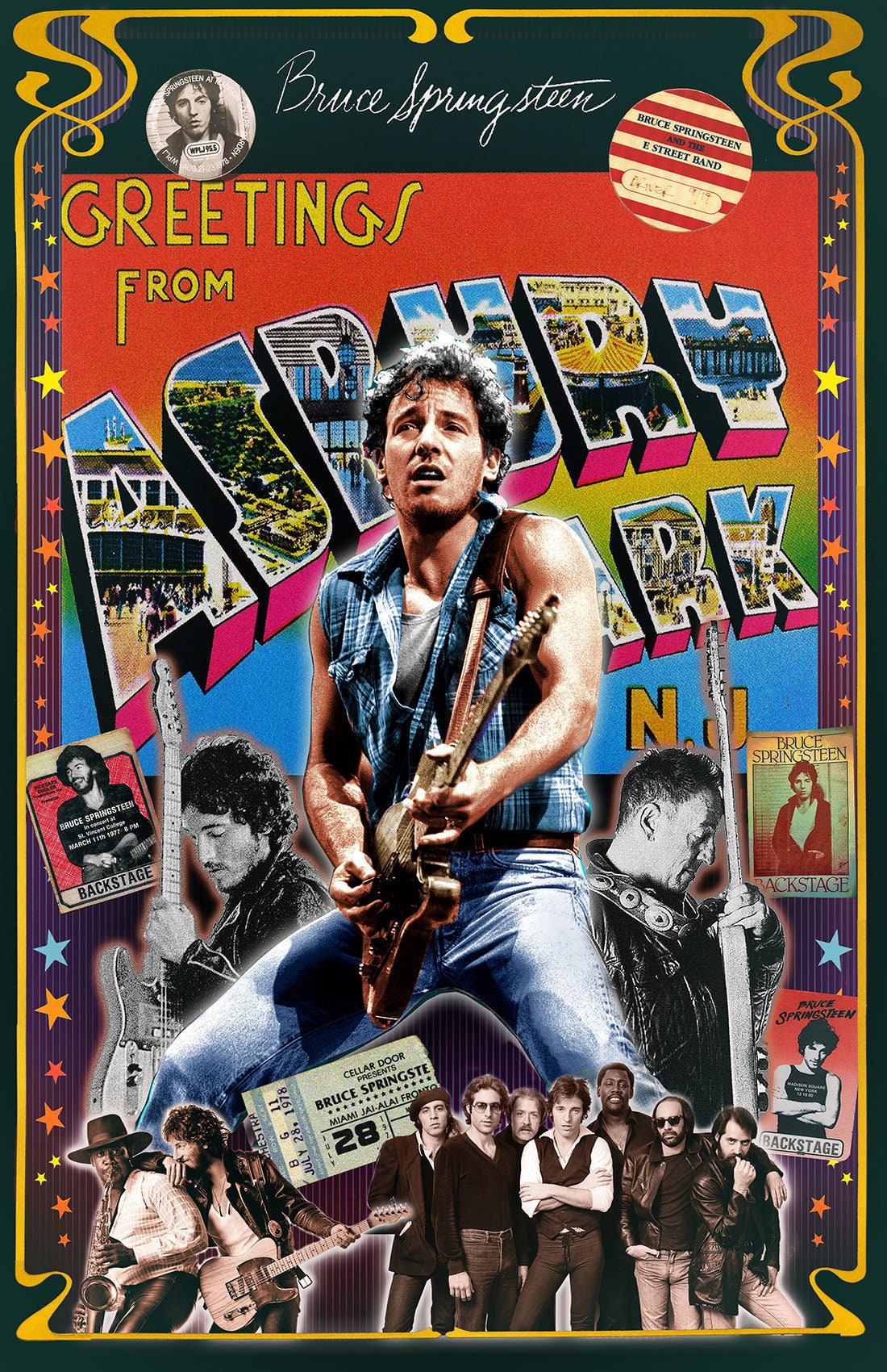 Bruce Springsteen | Etsy