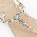 Capri Sandals With Multicolor Crystal, Handmade Italian Capri Sandals ...