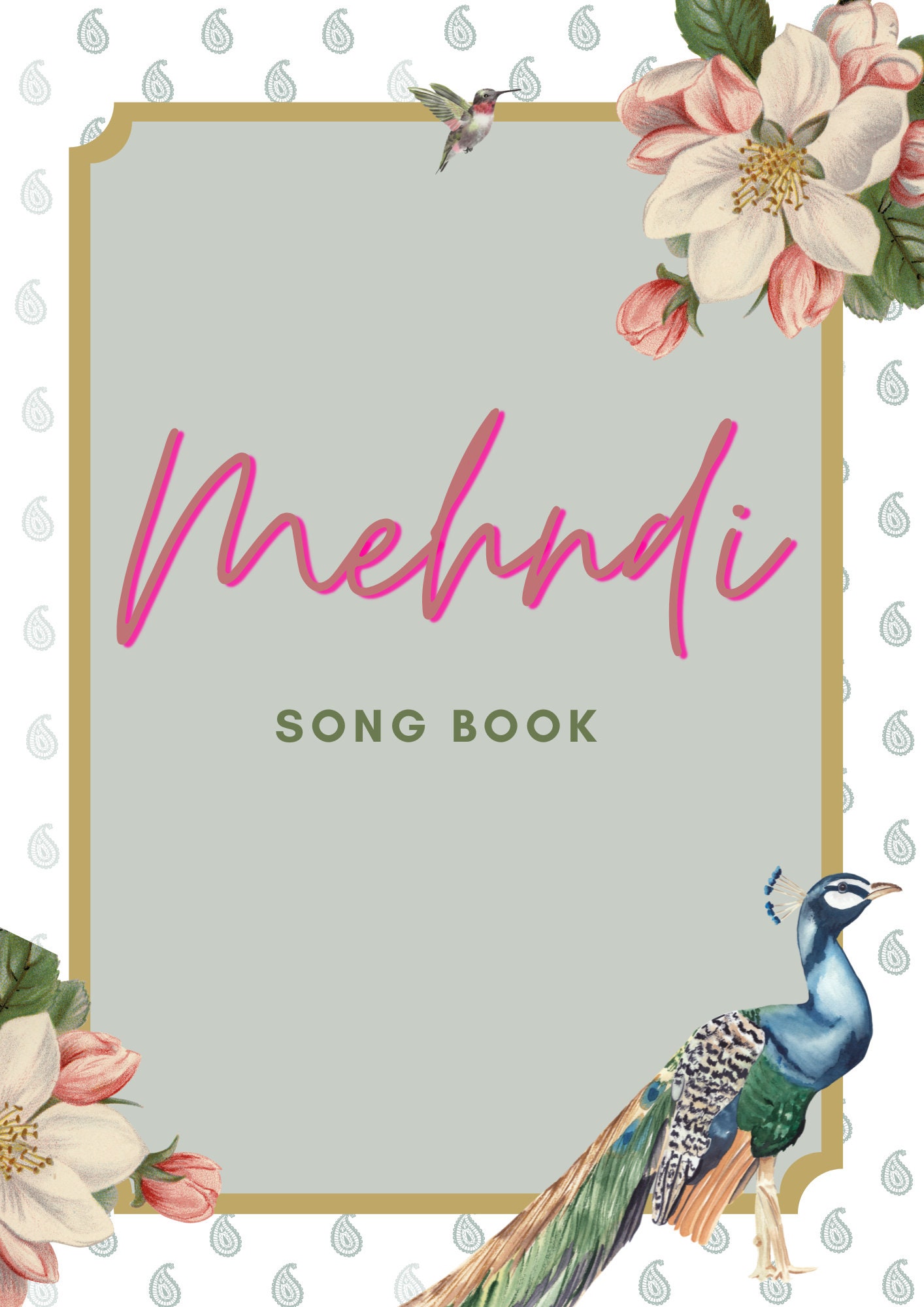 30+ Songs Custom Digital Dholki Song Book, Sangeet Songs Book, Mehndi ...