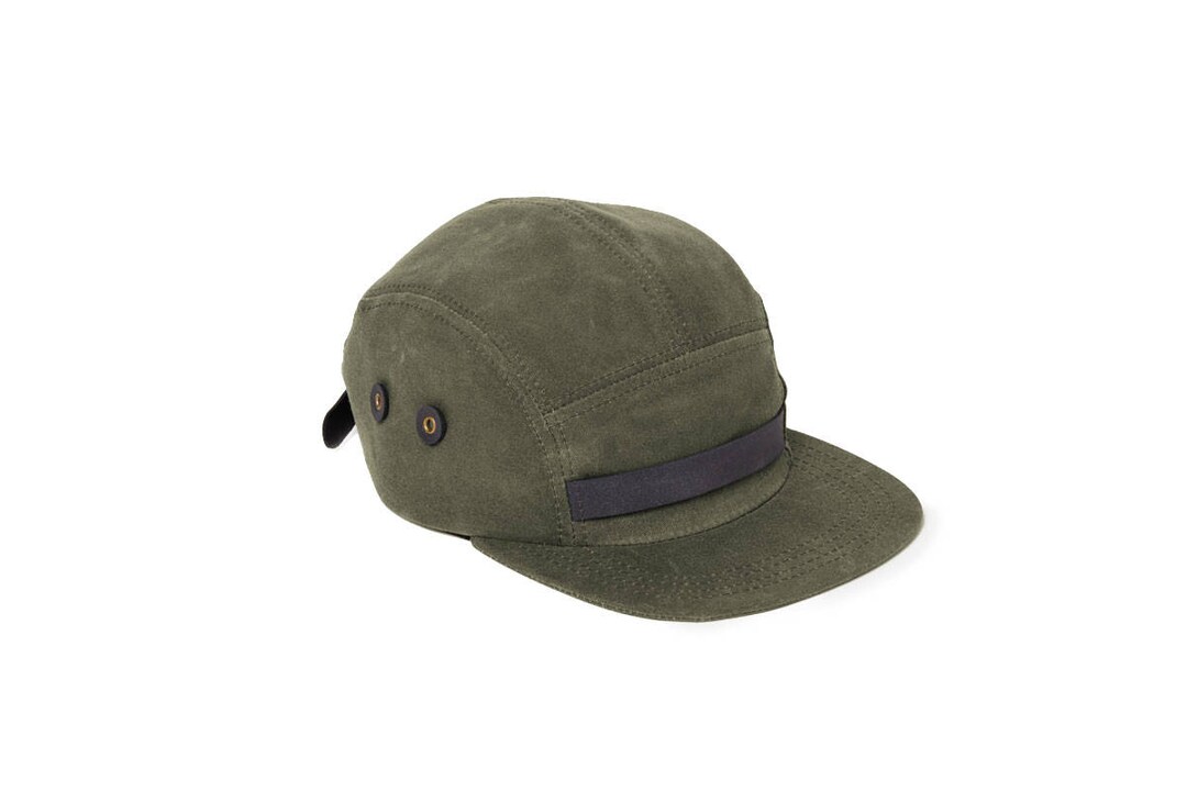 5 Panels Camper Hat Cap Waxed Canvas - Etsy