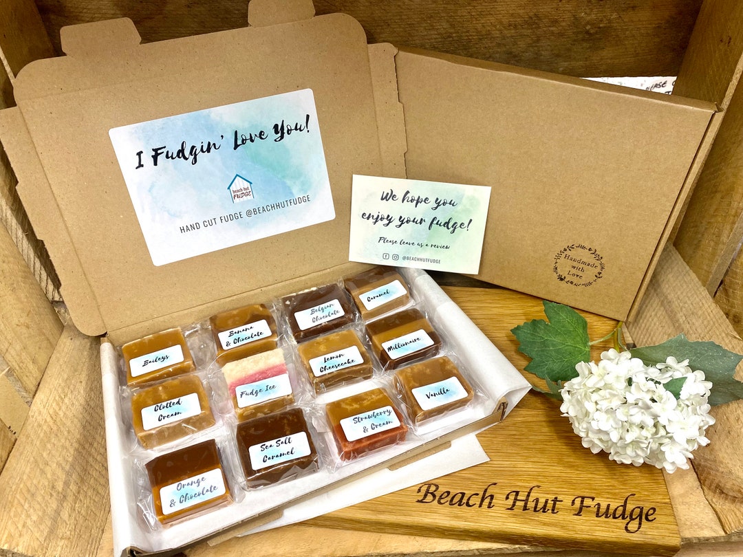 I Fudgin Love You, Happy Birthday , Handmade Fudge Gift Box, Personalised Message - Etsy
