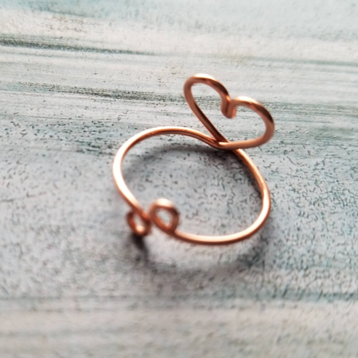 Heart Ring Love Ring Perfect Gift for Girlfriend BFF or - Etsy