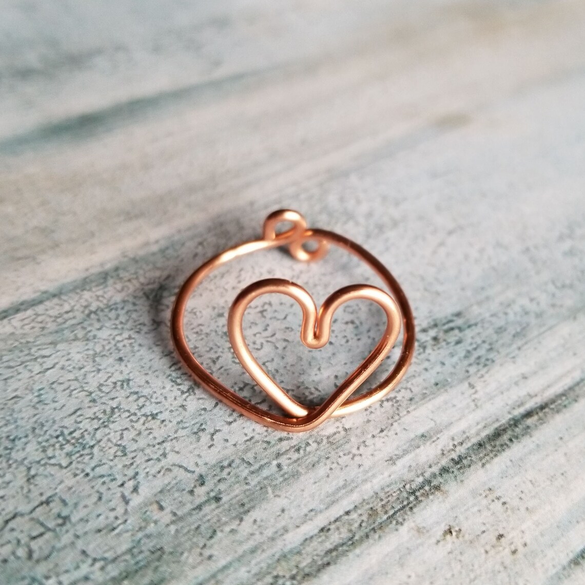 Heart Ring Love Ring Perfect Gift for Girlfriend BFF or - Etsy