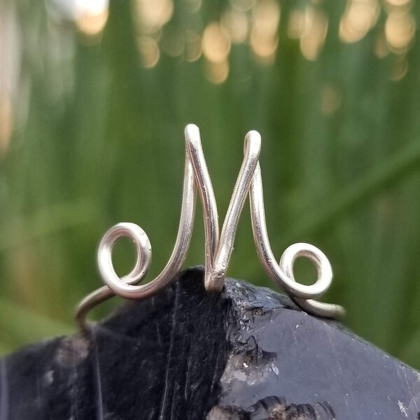 Wire Name Ring - Etsy