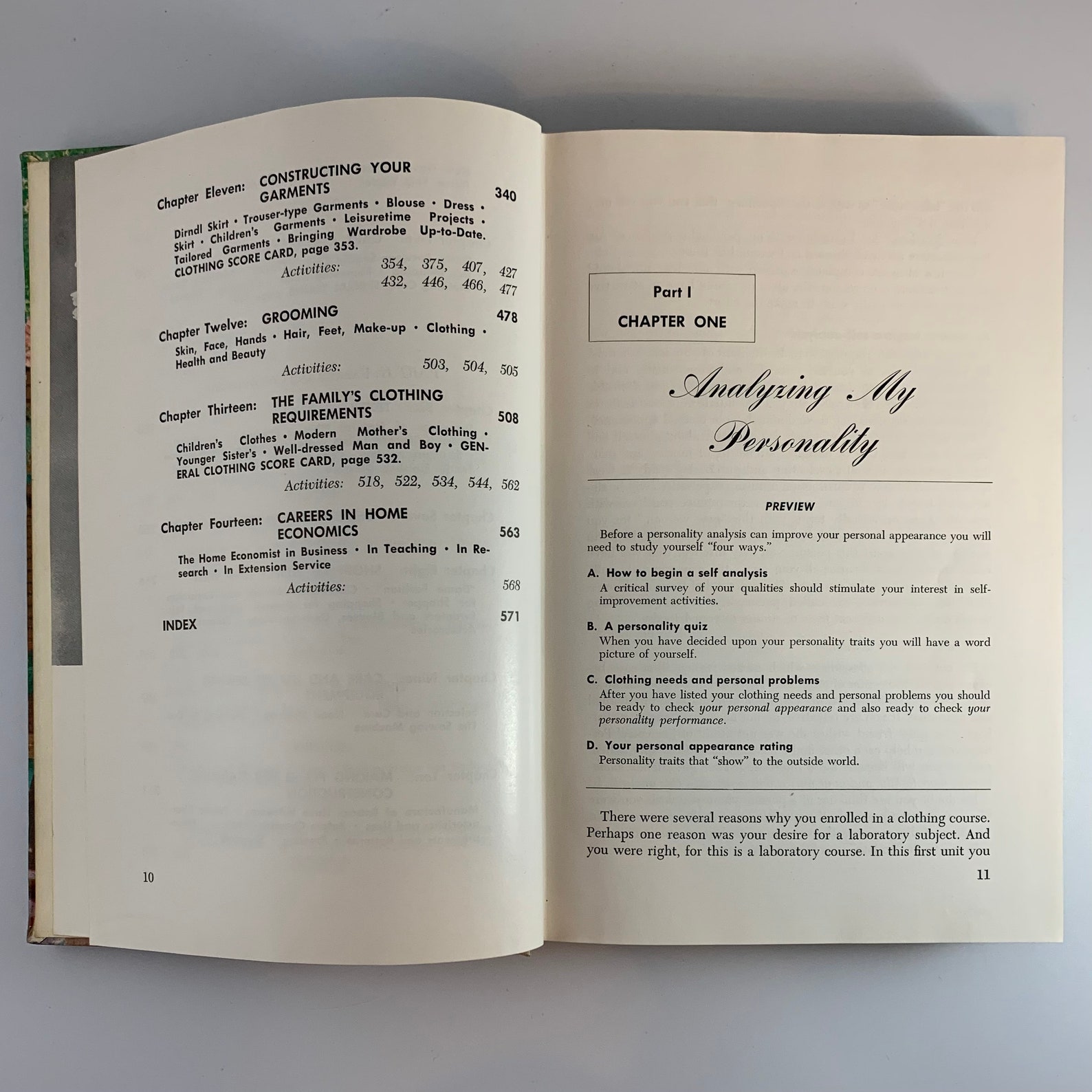 1950s Home Economics Text Book // Dress by Bess V. Oerke | Etsy