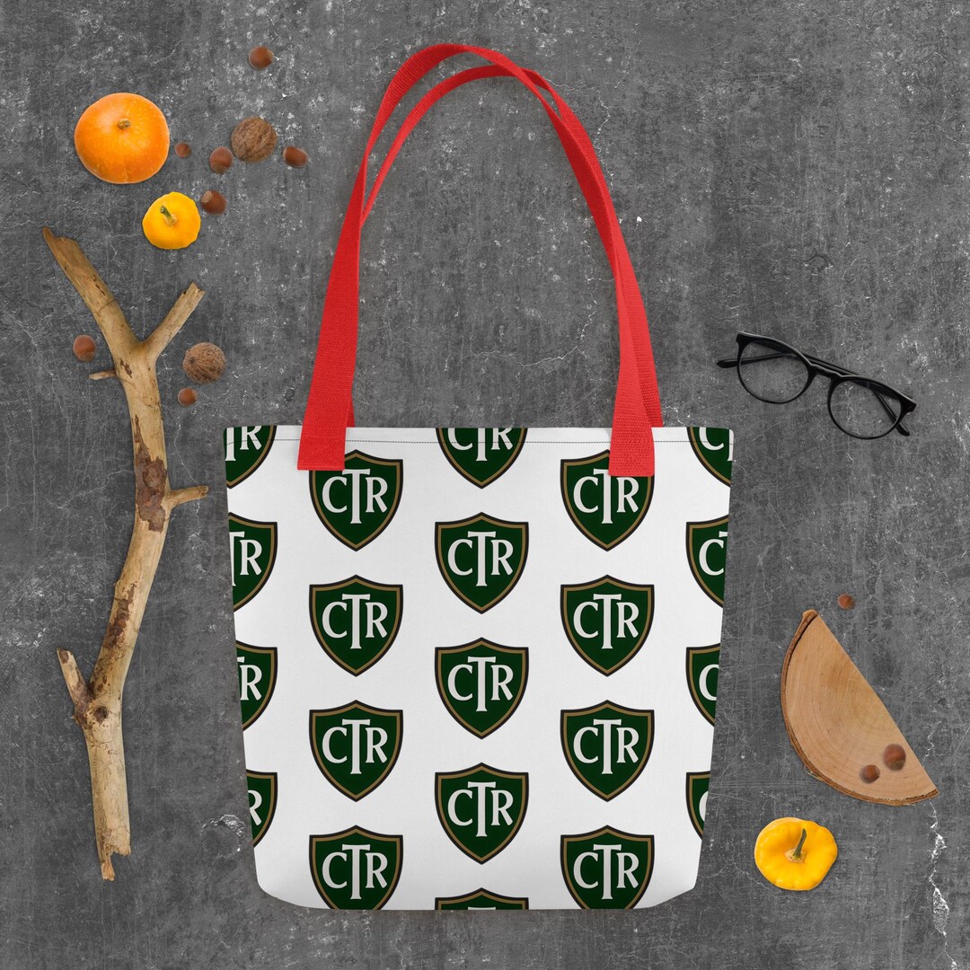 Green CTR Shield Print LDS Tote Bag – Perfect Gift for Primary Teachers ...