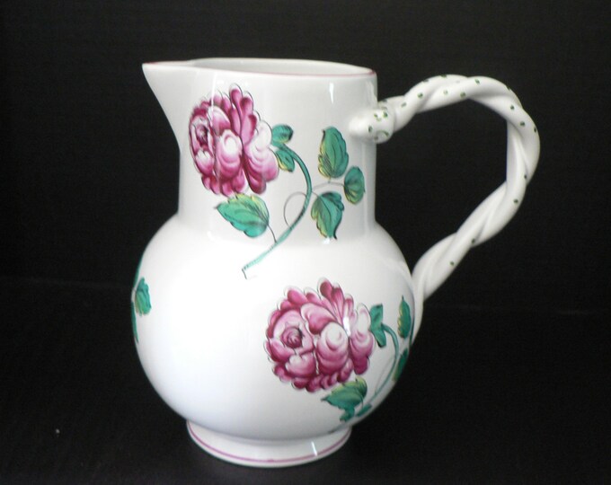 Tiffany & Co. Strasbourg Flowers Snake-handled Pitcher - Etsy
