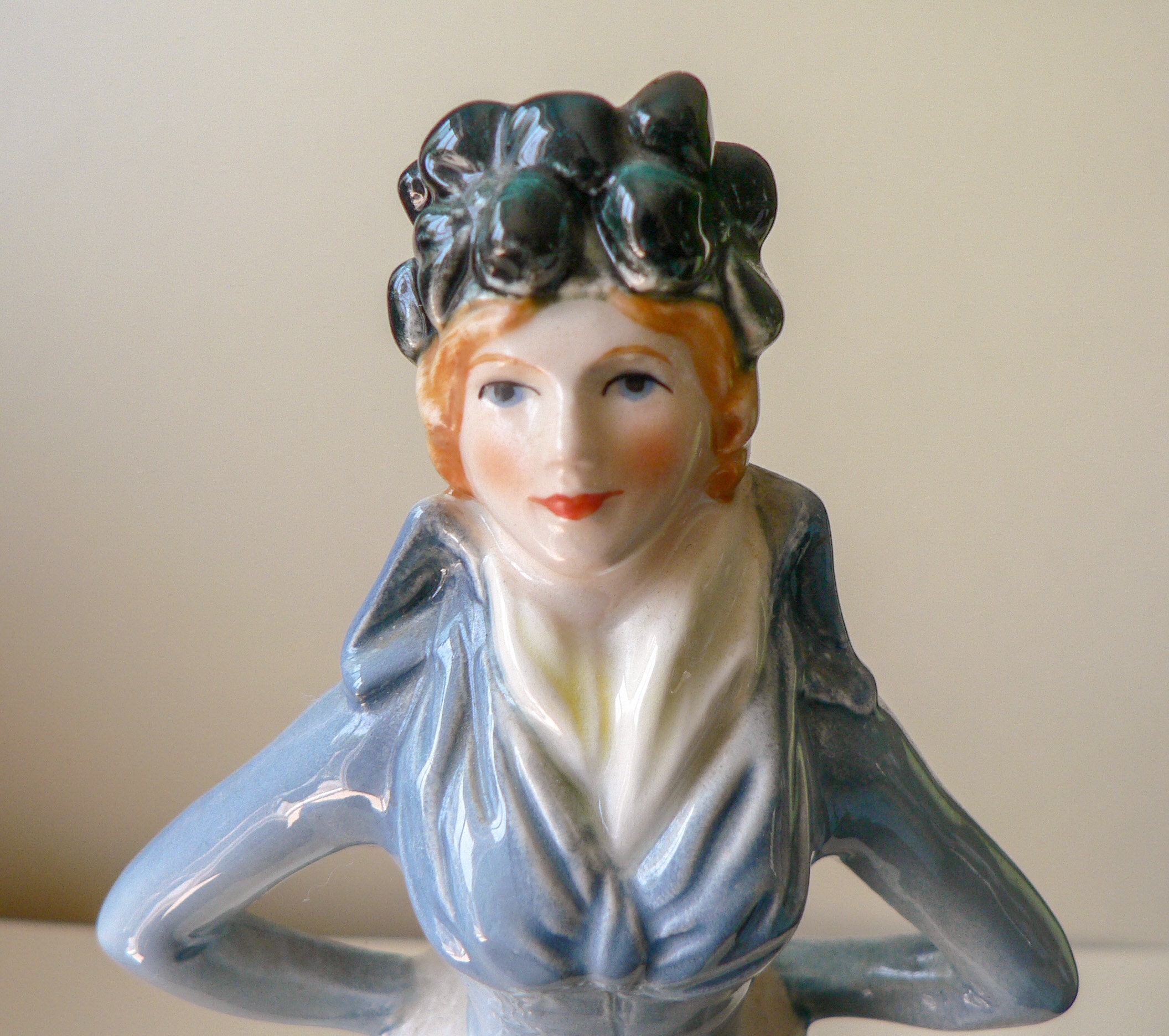 Goebel W. Germany Figurine "ladies of Fashion" Impatience 1796 - Etsy