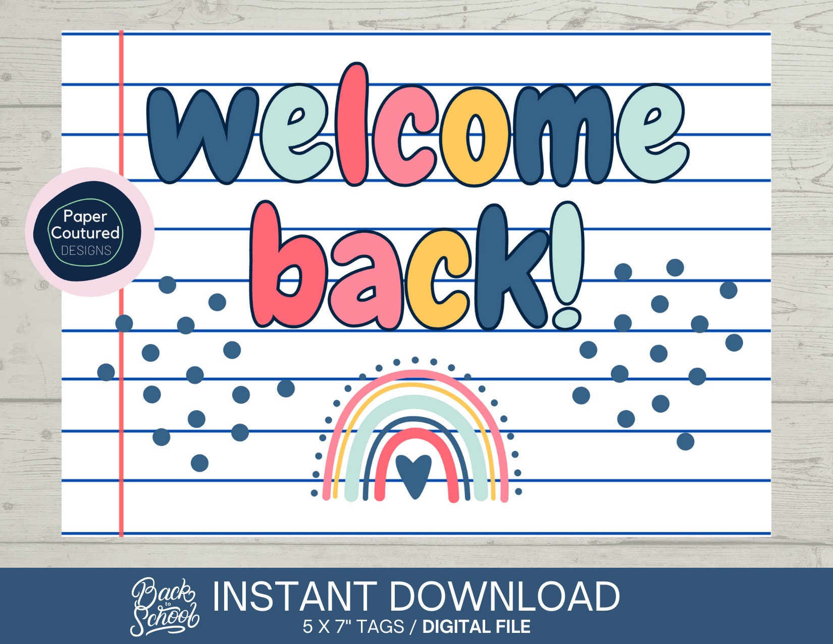 Welcome Back Card - Etsy
