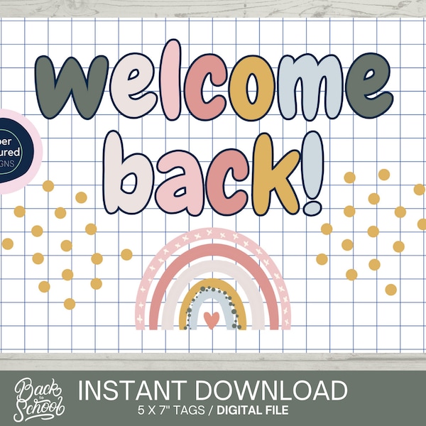 Welcome Back - Etsy