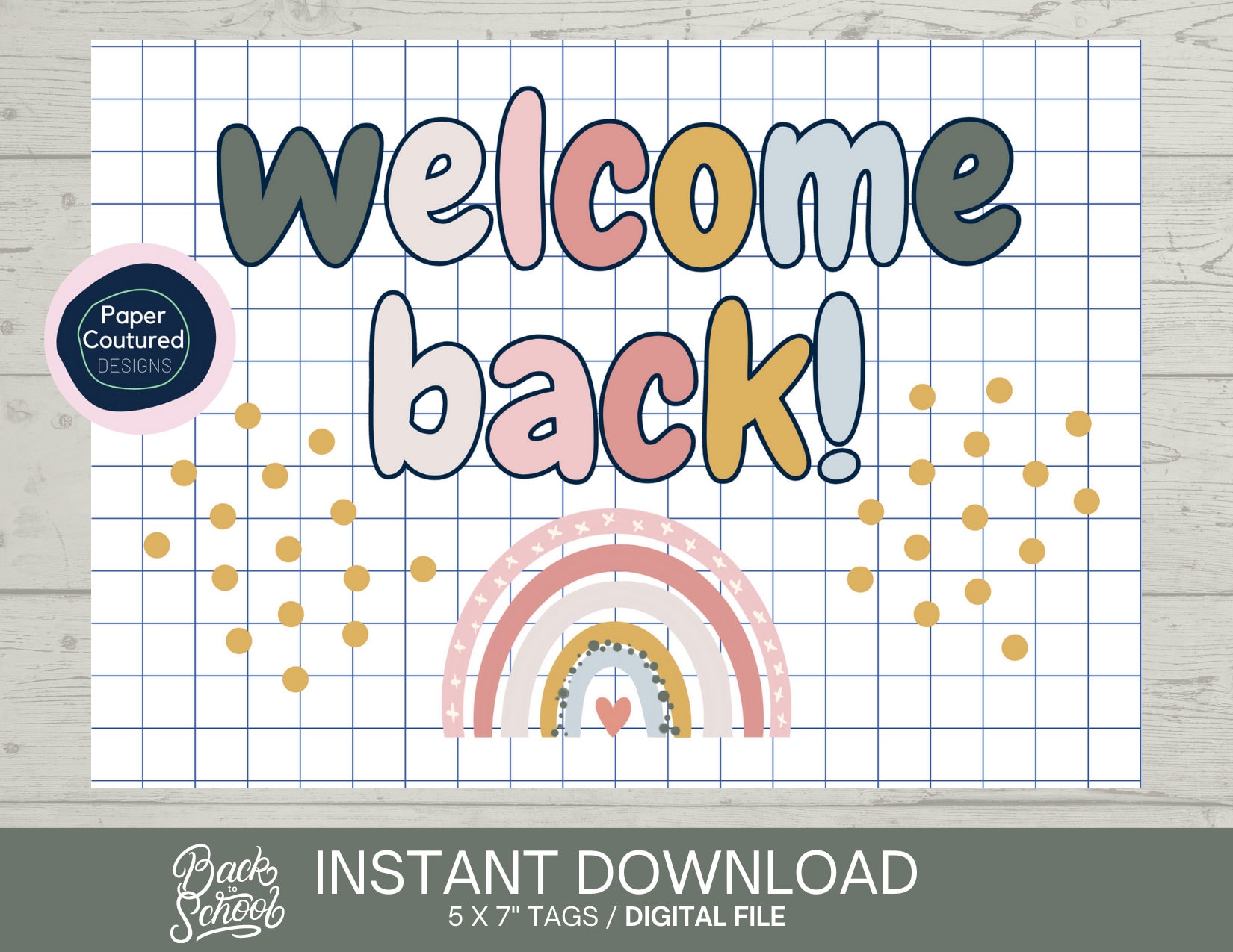 Welcome Back Card - Etsy