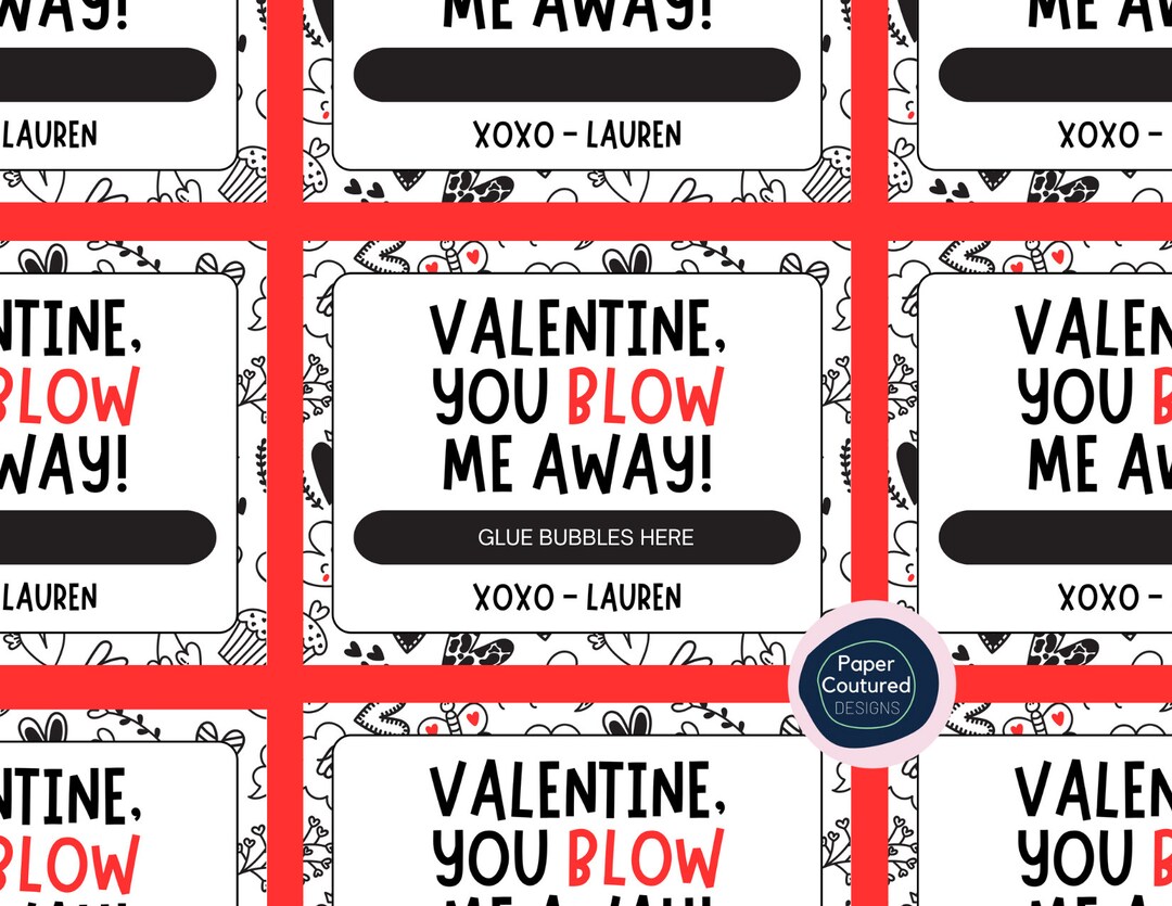 Customized, Printable Valentine Card, Classroom Valentine's Card, You ...