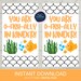 First Day of School Printable Tag Download Classroom Treat Tag Goldfish ...