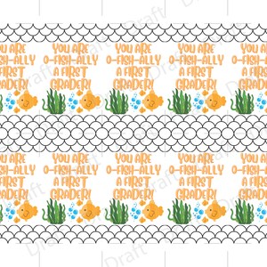 First Day of School Printable Tag Download Classroom Treat Tag Goldfish ...