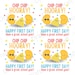 First Day of School Printable Tag Download Classroom Treat Tag Chips ...
