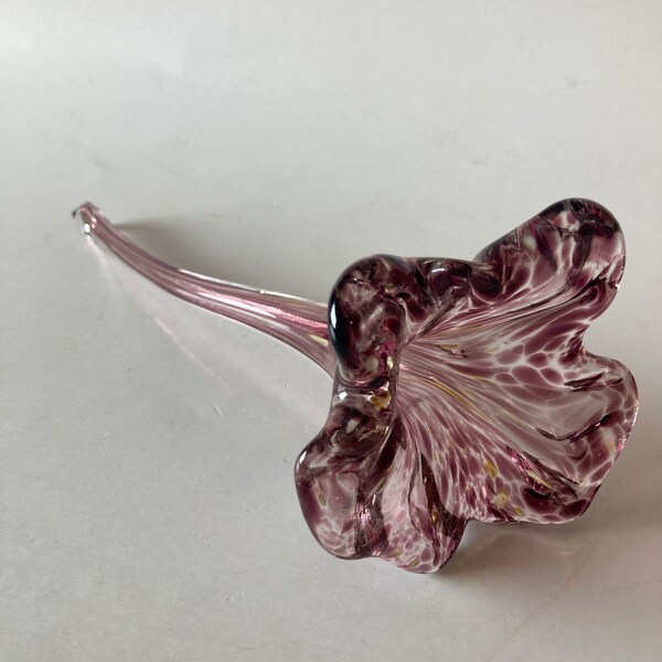Blown Glass Flowers - Etsy