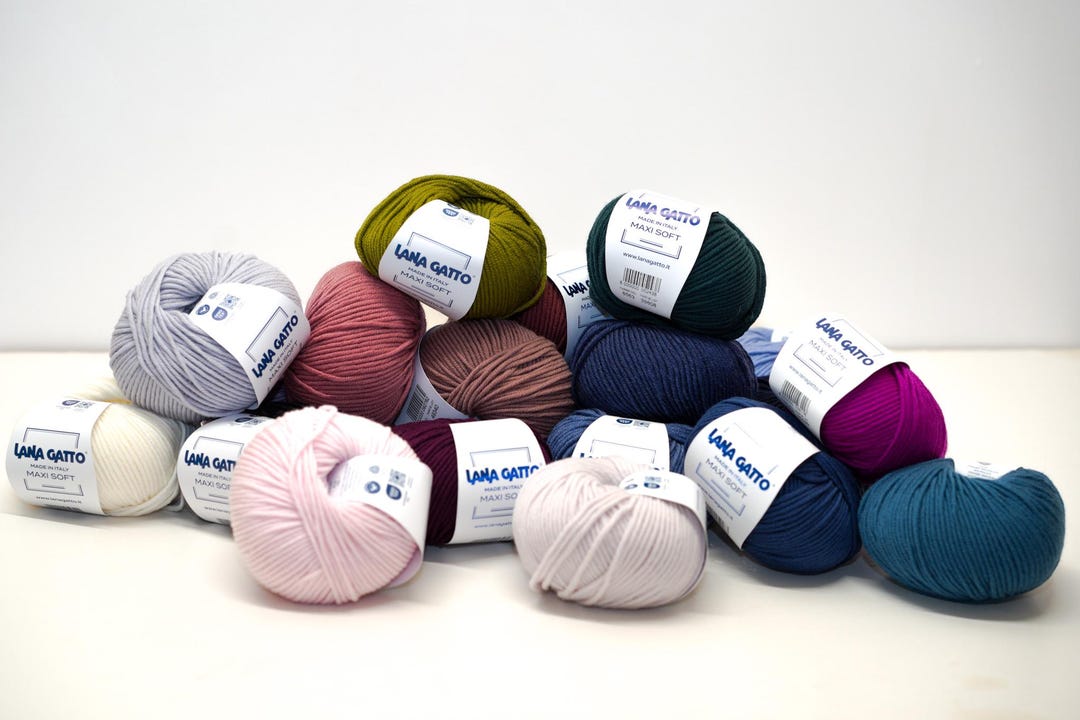 Italian Extra Fine Merino Wool Yarn - Luxury Yarn for Knitting ...