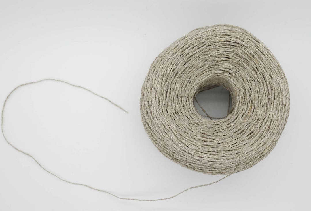 Undyed Natural Flax - 100 % Linen Yarn - Yarn for Hand Craft ...