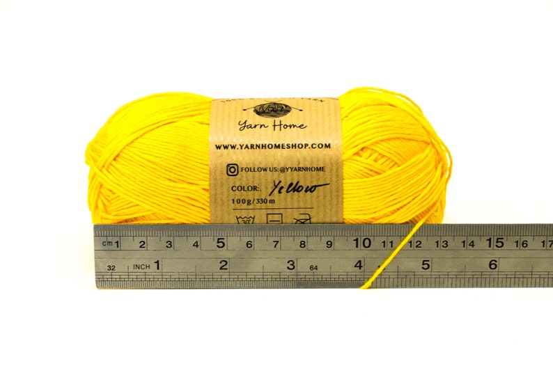Sun Yellow Bamboo Yarn – Fingering Weight, 360 Yards - Etsy