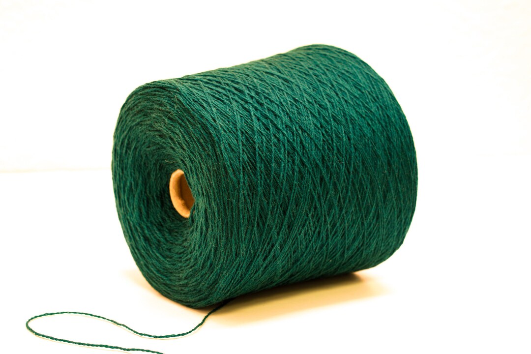 Emerald Green - 100% Soft Fingering Wool - for Knitting, Crochet - 900g ...
