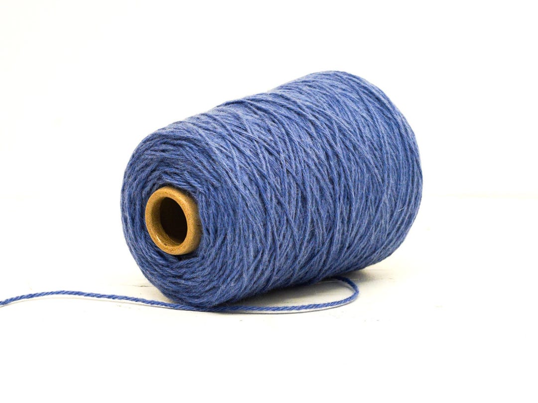 Steel Blue - New Zealand Yarn – 100% Rustic Wool - 500g/17.5oz for ...