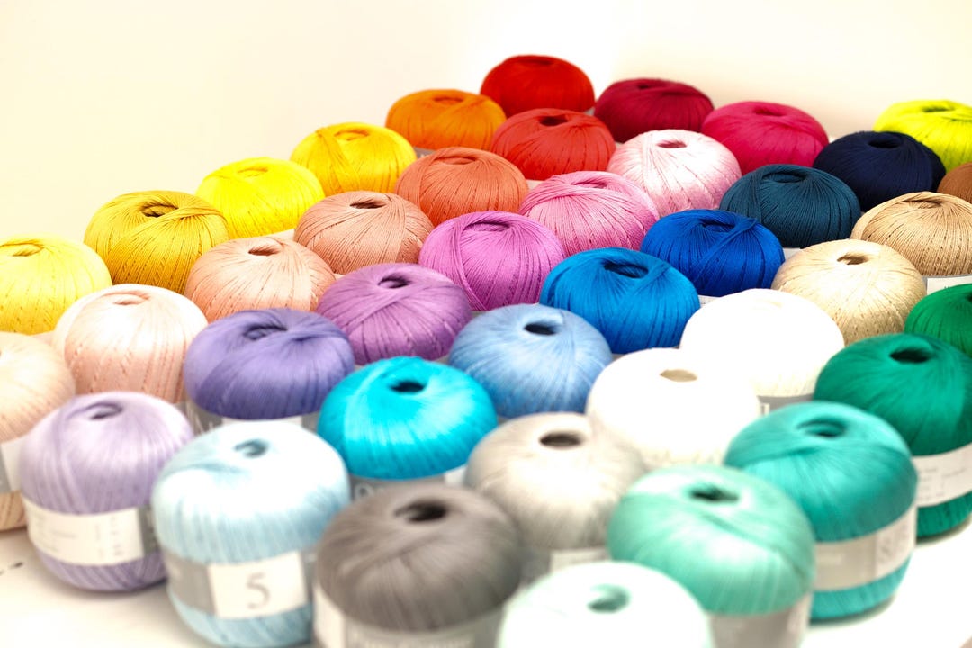 Multilisting - Italian Mercerized Cotton Yarn: Soft & Shiny for Crochet ...