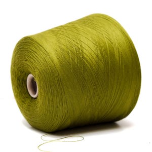 Sheen Green Mohair Silk Yarn Set: Italian Lace Knitting, Crochet - Etsy