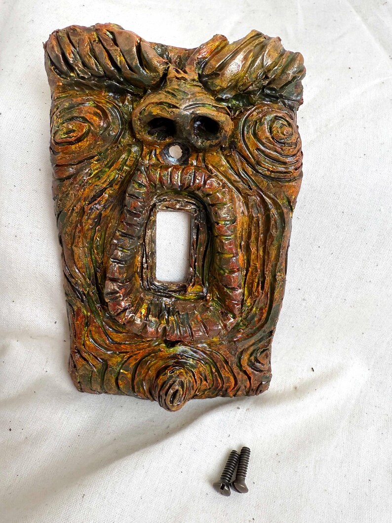 Ancient Woodland Guardian Switch Covers - Enchanted Forest Spirit Light ...