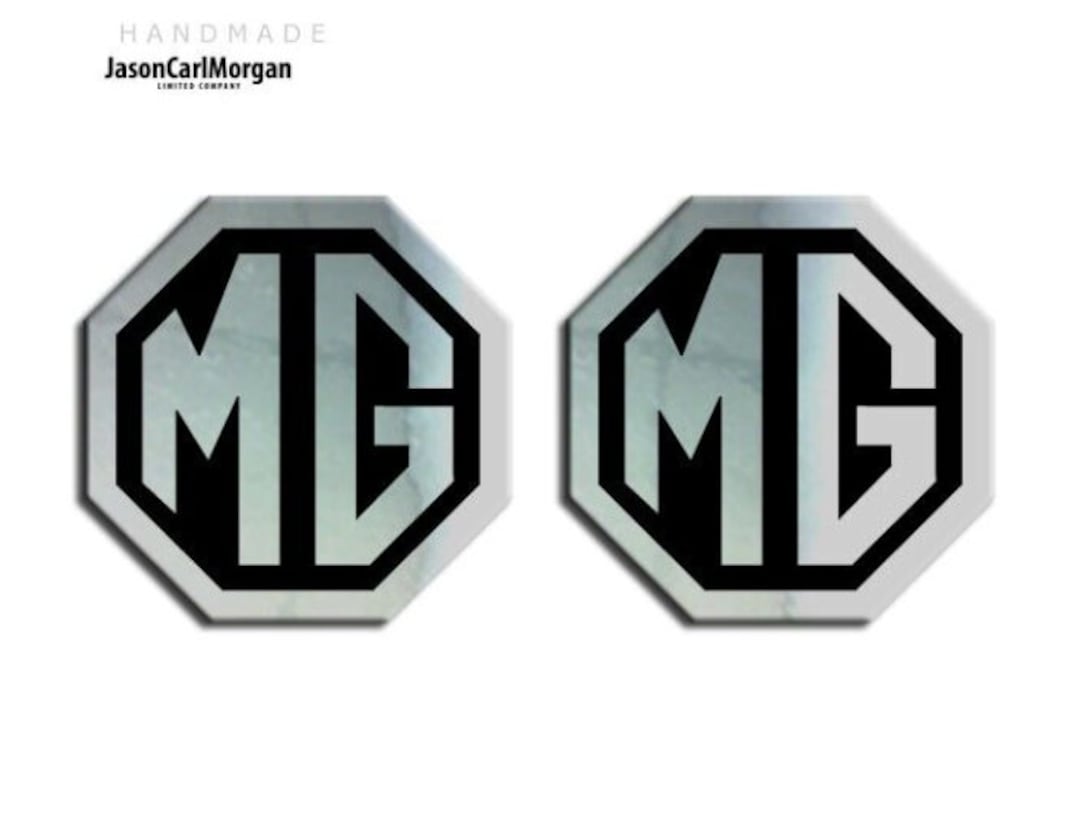 MG TF LE500 Styled 70mm Badge Insert Set of 2 Front Rear Logo Chrome ...