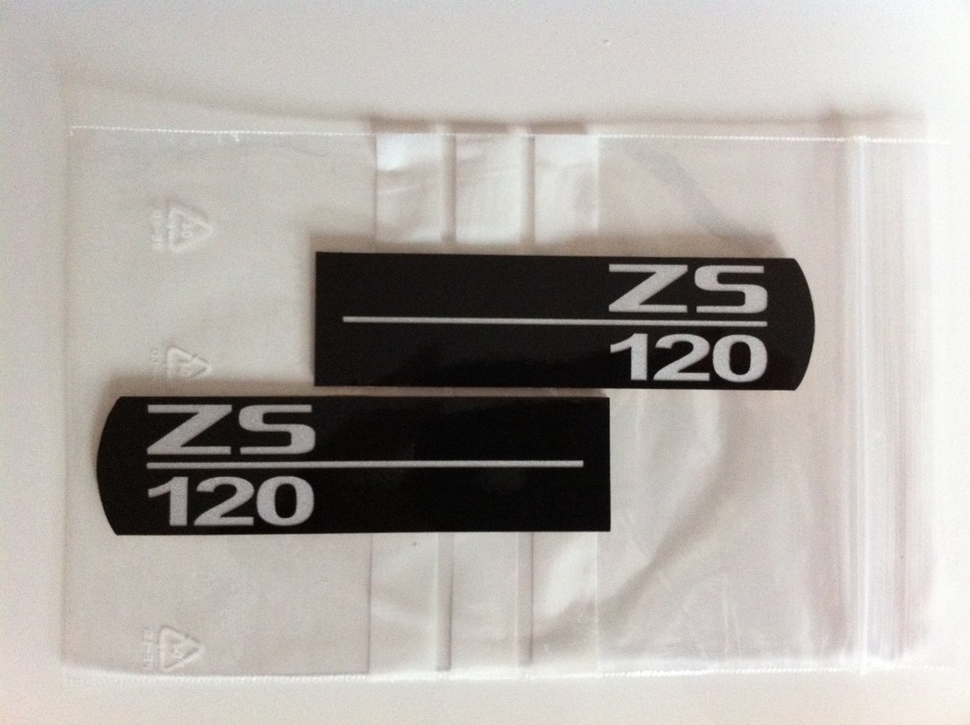 ZS 120 LEE500 Style Side Indicator Badges Set of 2 Stickers Emblems ...