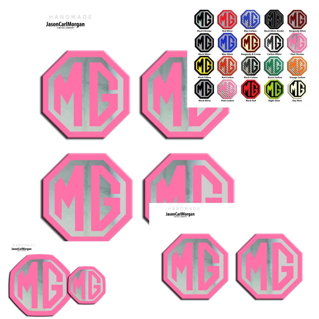 MG ZR ZS Mgf LE500 Year Style Front & Rear Insert Centre Caps Steering ...