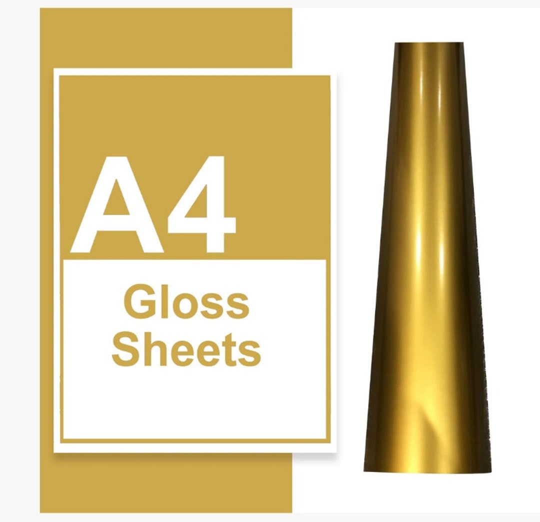 Gold Gloss Vinyl Efect Vinyl Car Wrap Decal Self Adhesive Premium Grade ...