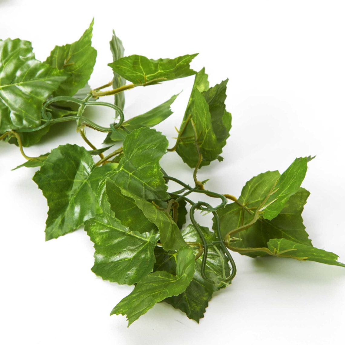 Artificial Silk Grape Leaf Vine Foliage Garland Artificial Greenery ...