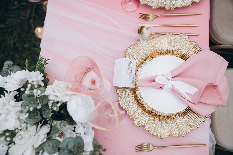 Plastic Charger Plate Table Decor for Parties Dinner - Etsy