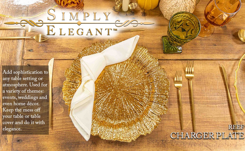 Plastic Charger Plate Table Decor for Parties Dinner - Etsy