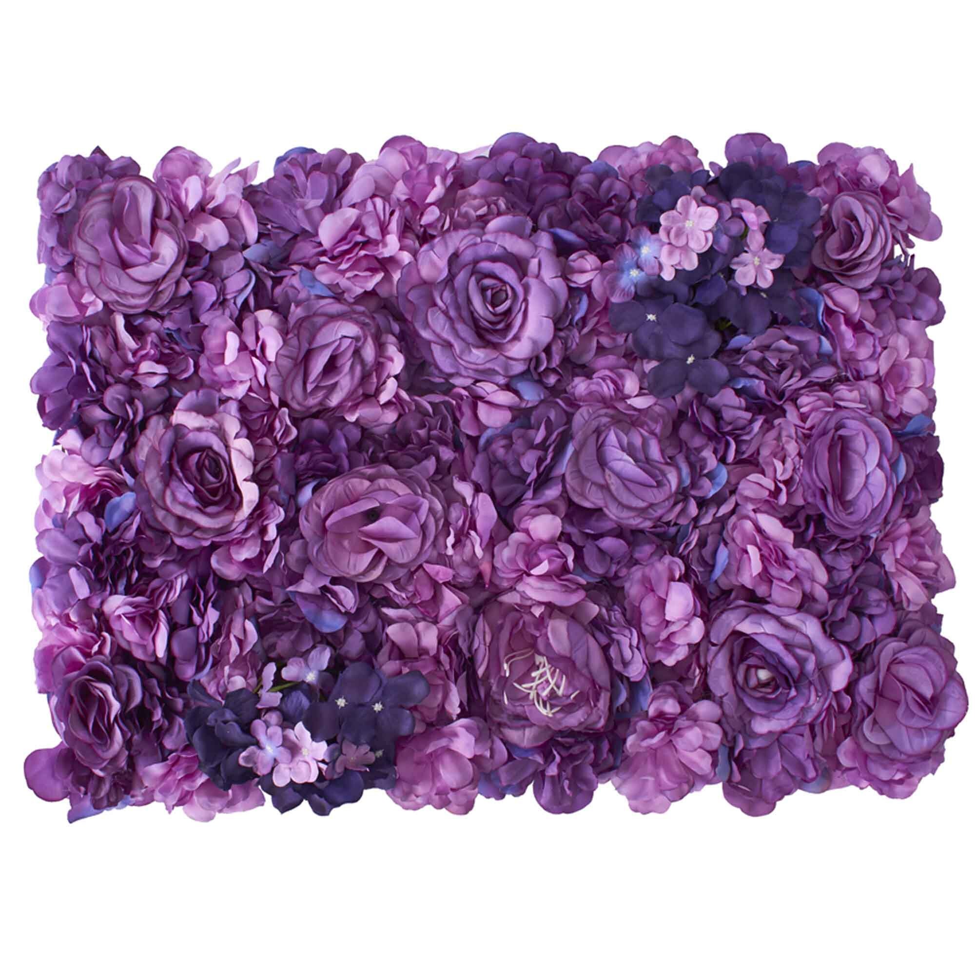 Aesthetech Wedding Décor Purple Mixed Flower Mats 24 X - Etsy