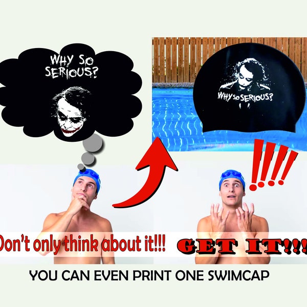 Custom Swim Cap - Etsy