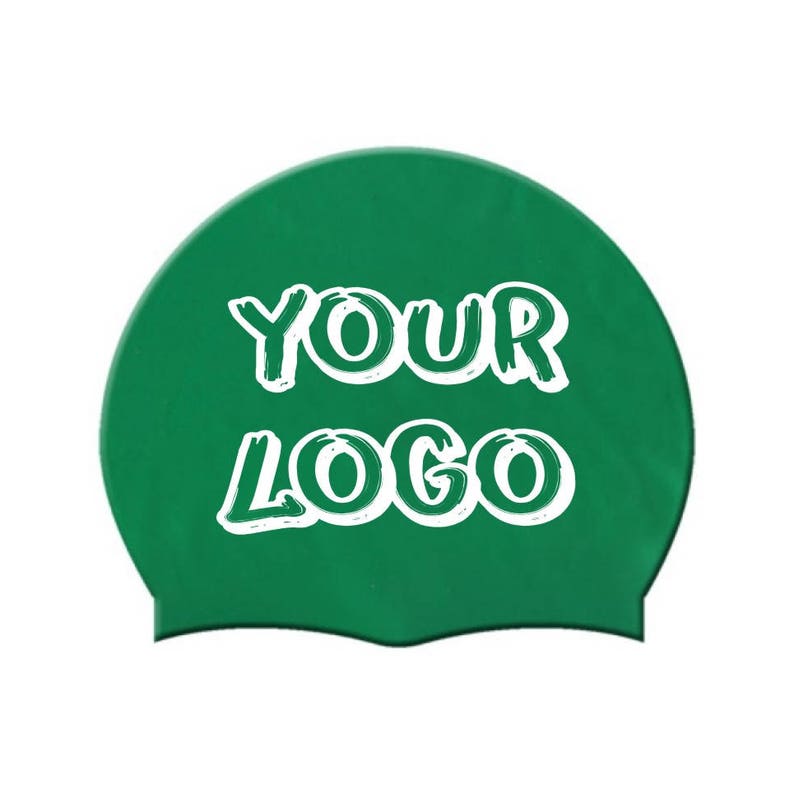 Silicone Swim Cap Custom Print | Etsy