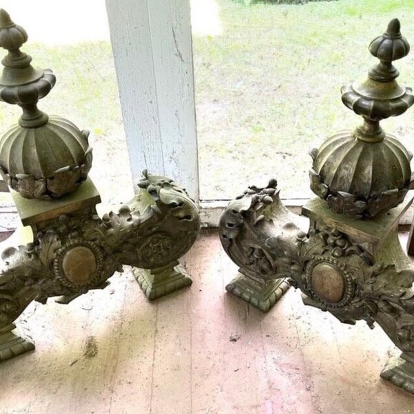 Large Andirons - Etsy