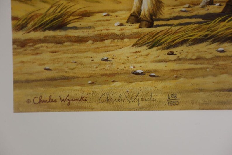 Charles Wysocki Signed Lithograph "young Hearts at Sea" - Etsy