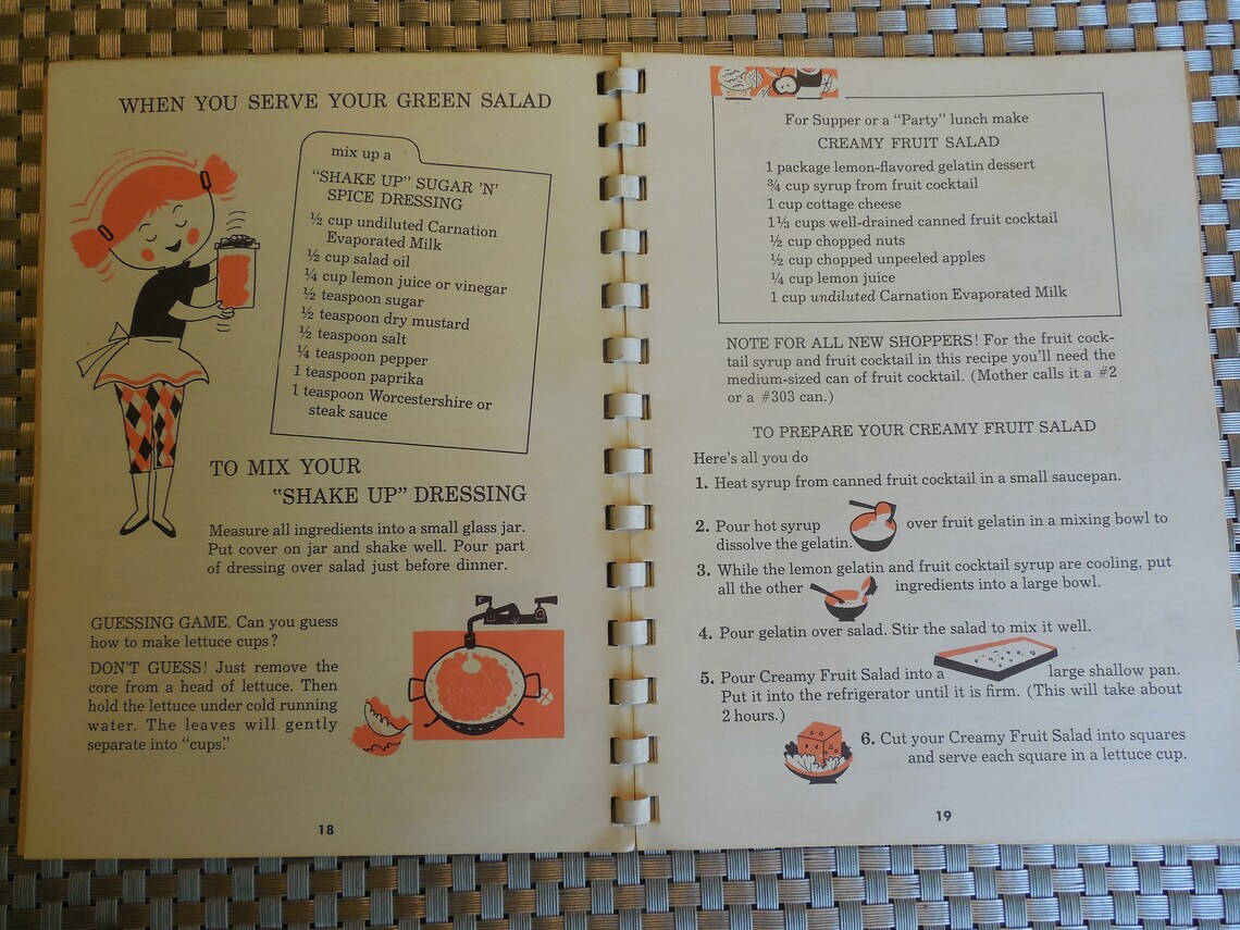 Fun to Cook Book by Margie Blake Carnation Co. 1955 - Etsy