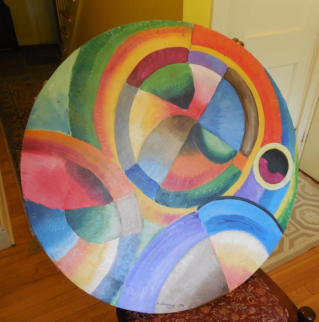 Robert Delaunay Abstract Titled circular Forms - Etsy
