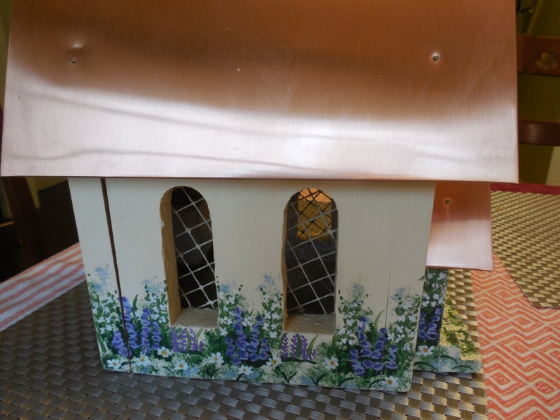 Karen Penner Copper Roof Church Lighted Music Box - Etsy